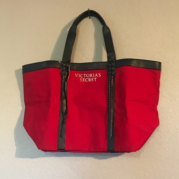 PINK Victoria's Secret | Bags | Nwt Pink Victorias Secret Red Black ...
